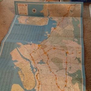 Other | Vintage 1972 Road Map Of Oakland | Poshmark